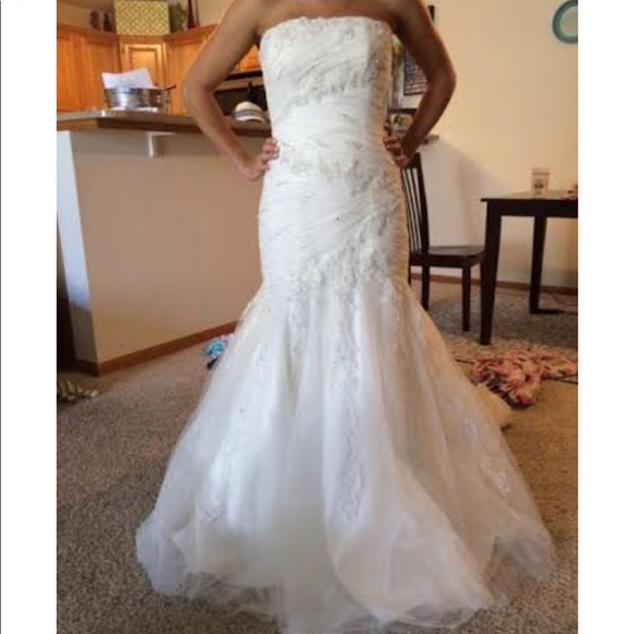 Alfred Angelo | Dresses | New Gorgeous Womens Unaltered Lace Floral ...
